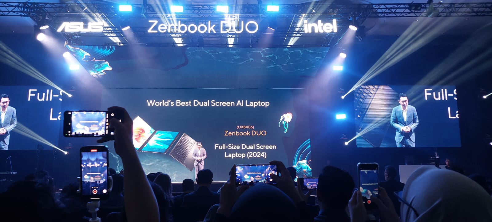 Cerita Seru Launching ASUS Zenbook DUO (UX 8406) Laptop Dual Sreen ...